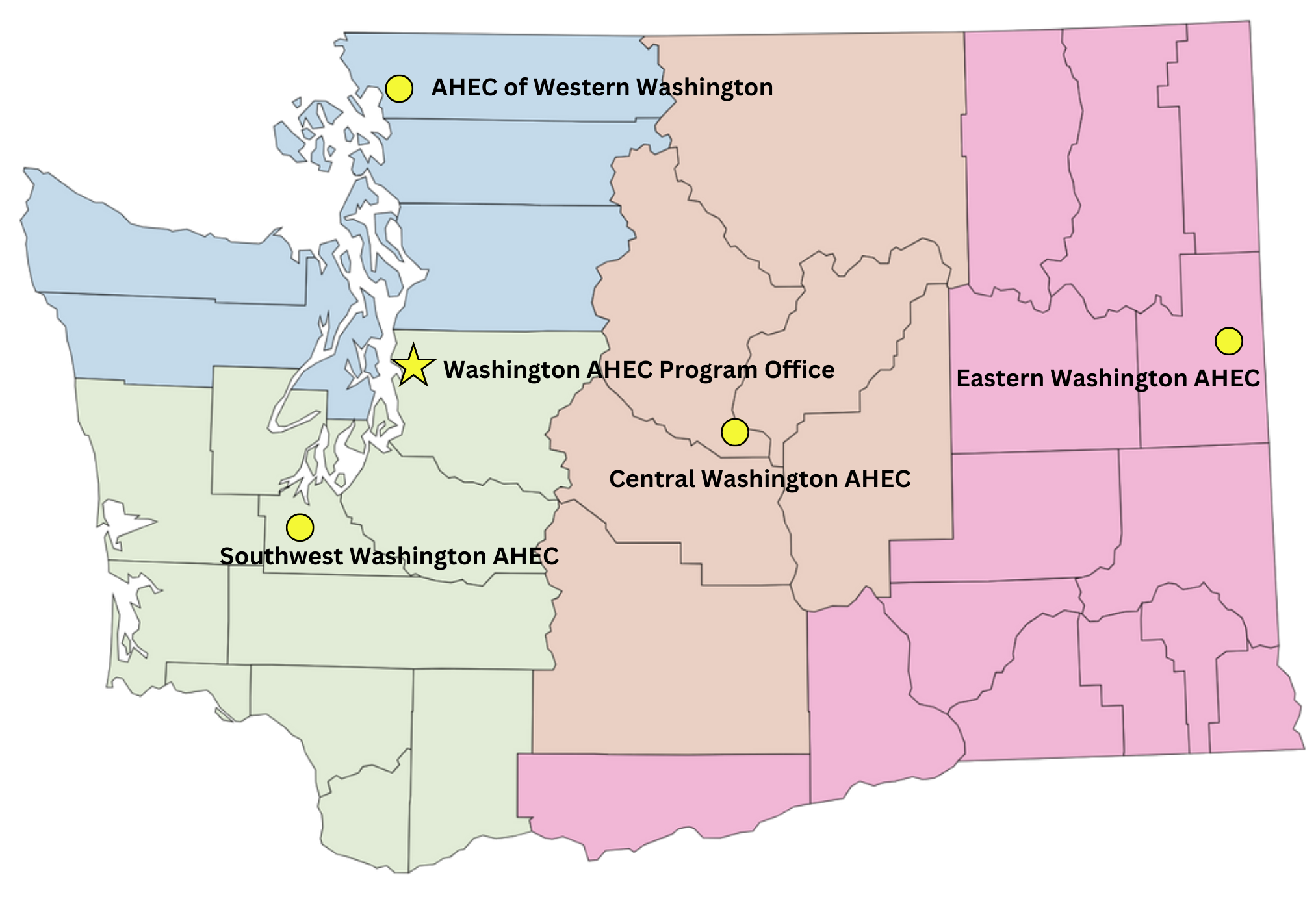 Our AHEC Centers – Washington AHEC